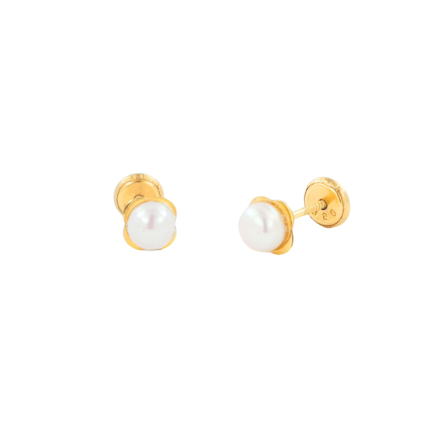Aro Perla 4.5MM Tope N4 Oro 18K