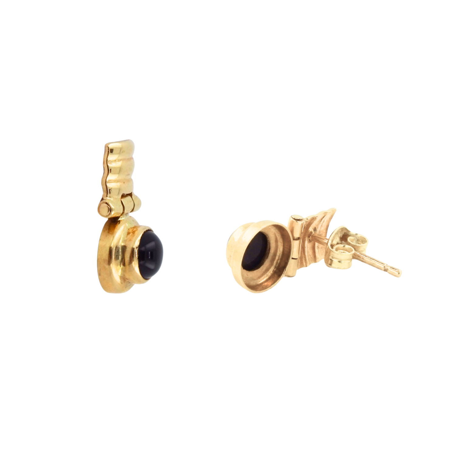 Aro Piedra Negra Oro 18K